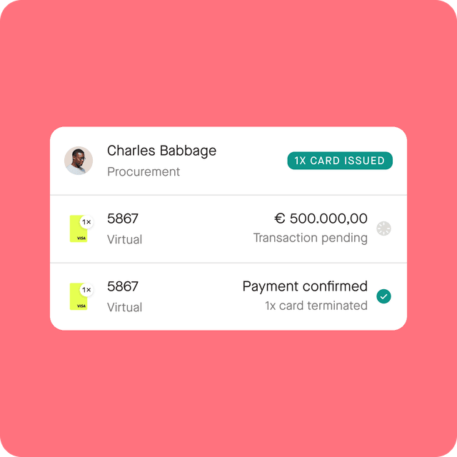 Single-use Virtual Credit Cards | Pliant